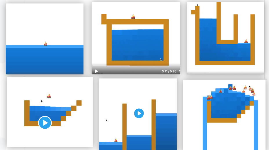 Water Simulation with p5.js